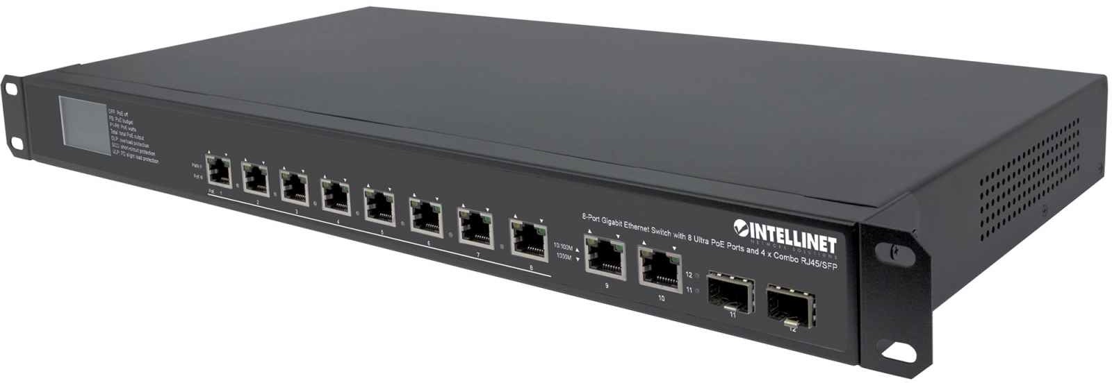 Specificaties van Intellinet 8-Port Gigabit Ethernet Ultra PoE Switch ...