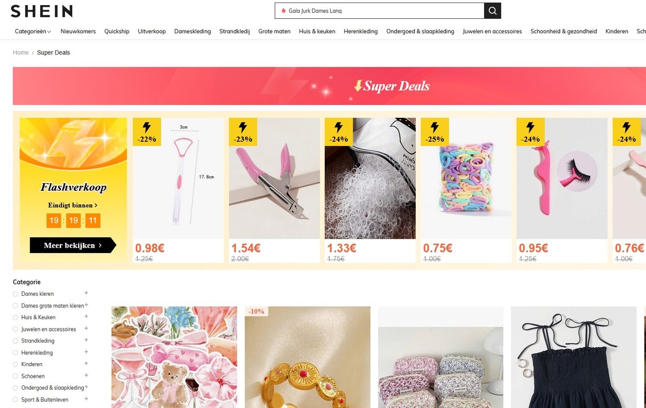 Webshop Shein moet nepkortingen en misleidende aftelklokken van zijn ...