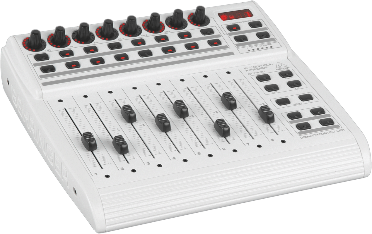 Behringer B-Control Fader BCF2000-WH - Kenmerken - Tweakers