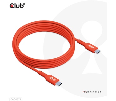 Club 3D USB2 Type-C Bi-Directional Cable, Data 480Mb,PD 240W(48V/5A ...