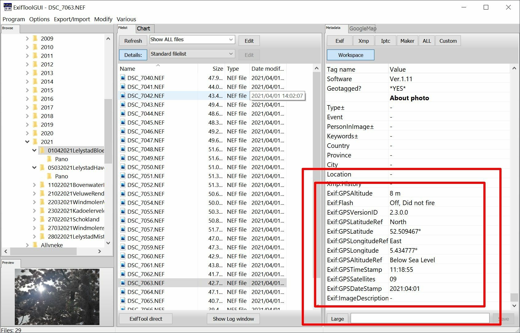 How to use exiftool to set gps - aslsmarter