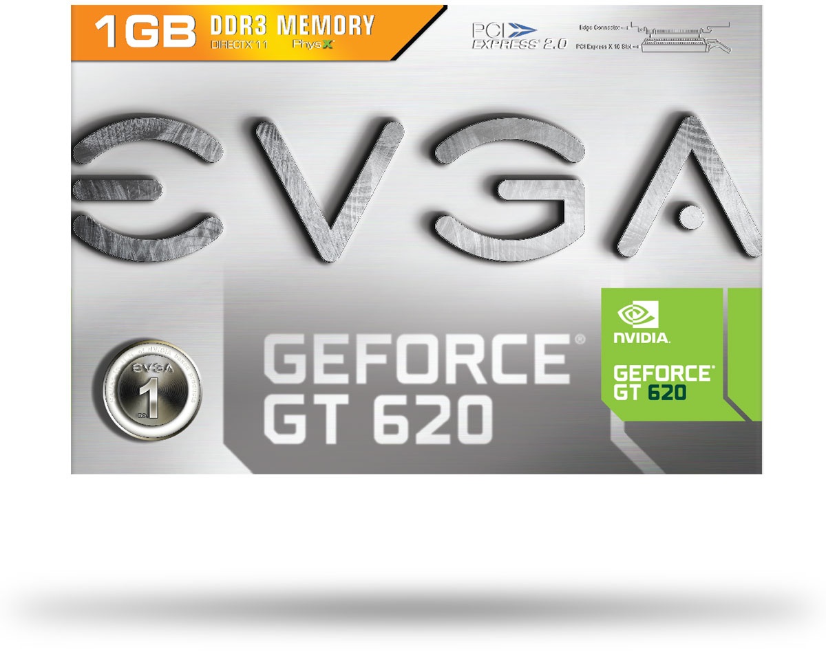 Specificaties van EVGA GeForce GT 620 1 GB - Tweakers