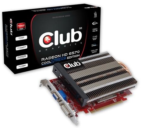 Club 3D Radeon HD 6570 CoolStream Edition - Kenmerken - Tweakers