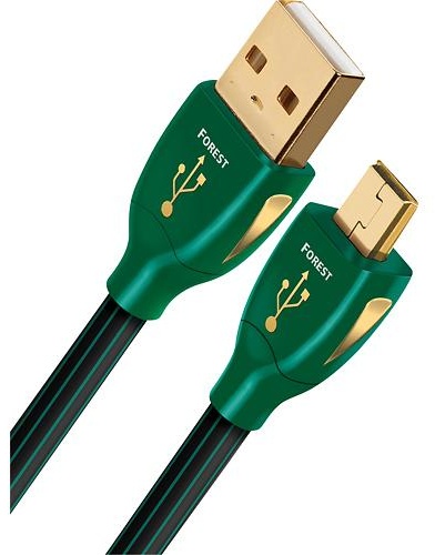 Specificaties van AudioQuest 0.75m Forest Mini-USB Zwart - Tweakers