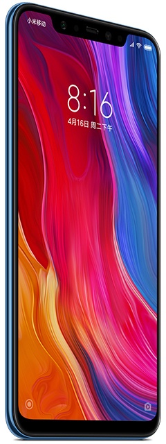 Specificaties van Xiaomi Mi 8 64GB Blauw - Tweakers