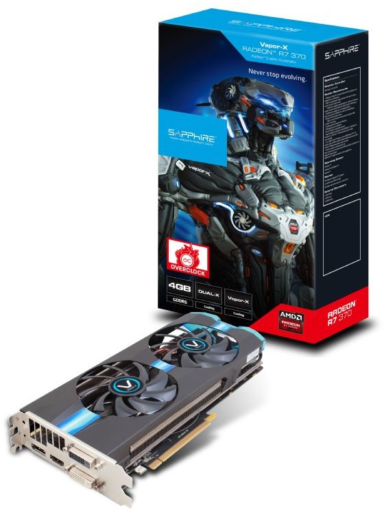 Specificaties van Sapphire Radeon Vapor-X R7 370 4GB GDDR5 - Tweakers