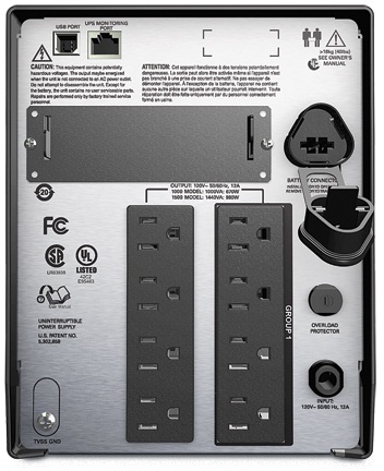Specificaties van APC SMT1500 - Tweakers