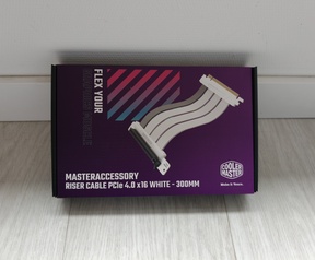 Cooler Master MasterAccessory Riser Cable PCIe 4.0 x16 - 300mm, Wit ...