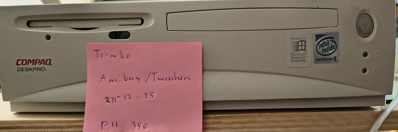 Compaq Deskpro SFF Pentium II 350 – OEM project systeem aangeboden ...