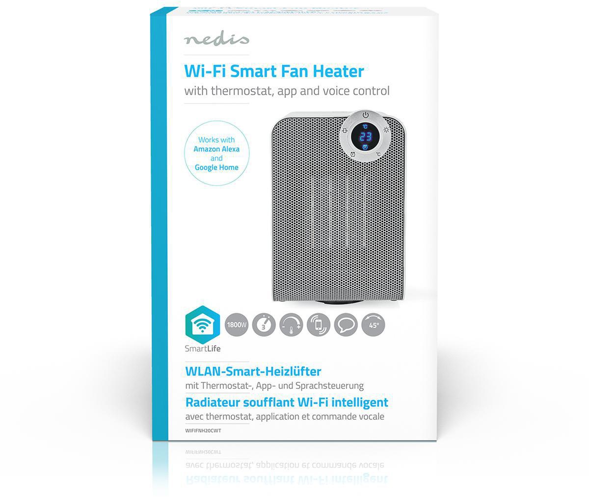 Specificaties van Nedis WIFIFNH20CWT - Tweakers