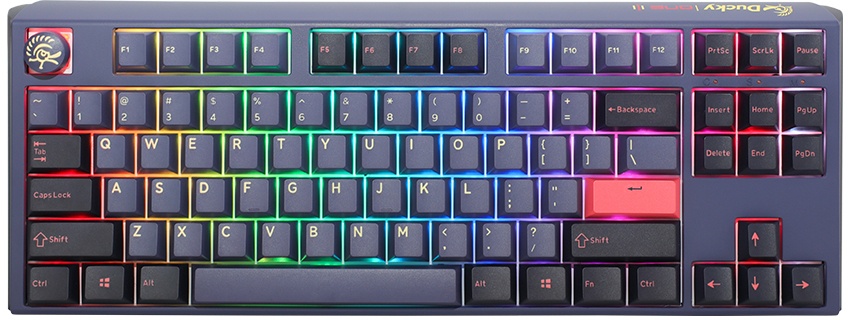 Tweedehands Ducky One 3 TKL, RGB, solid keycaps, MX Red, Qwerty US ...