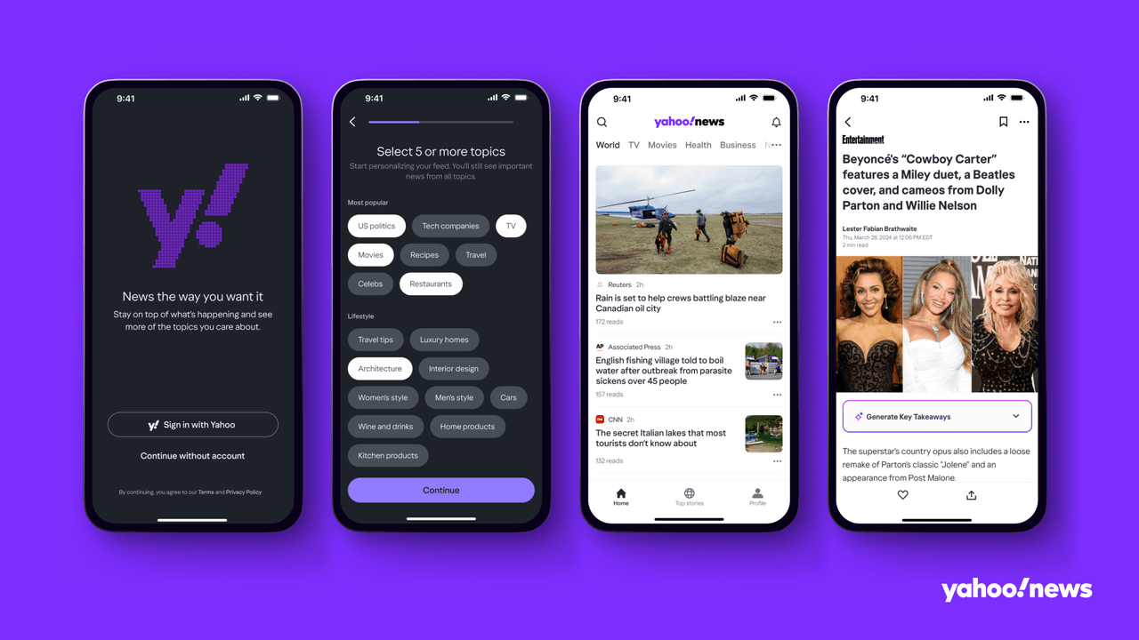 Yahoo News-app gaat AI gebruiken om nieuws aan te raden en samen te vatten - Computer - Nieuws ...