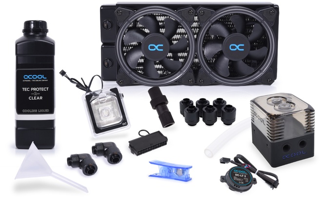 Specificaties van Alphacool Core Wind 240mm ST30 water cooling Set ...