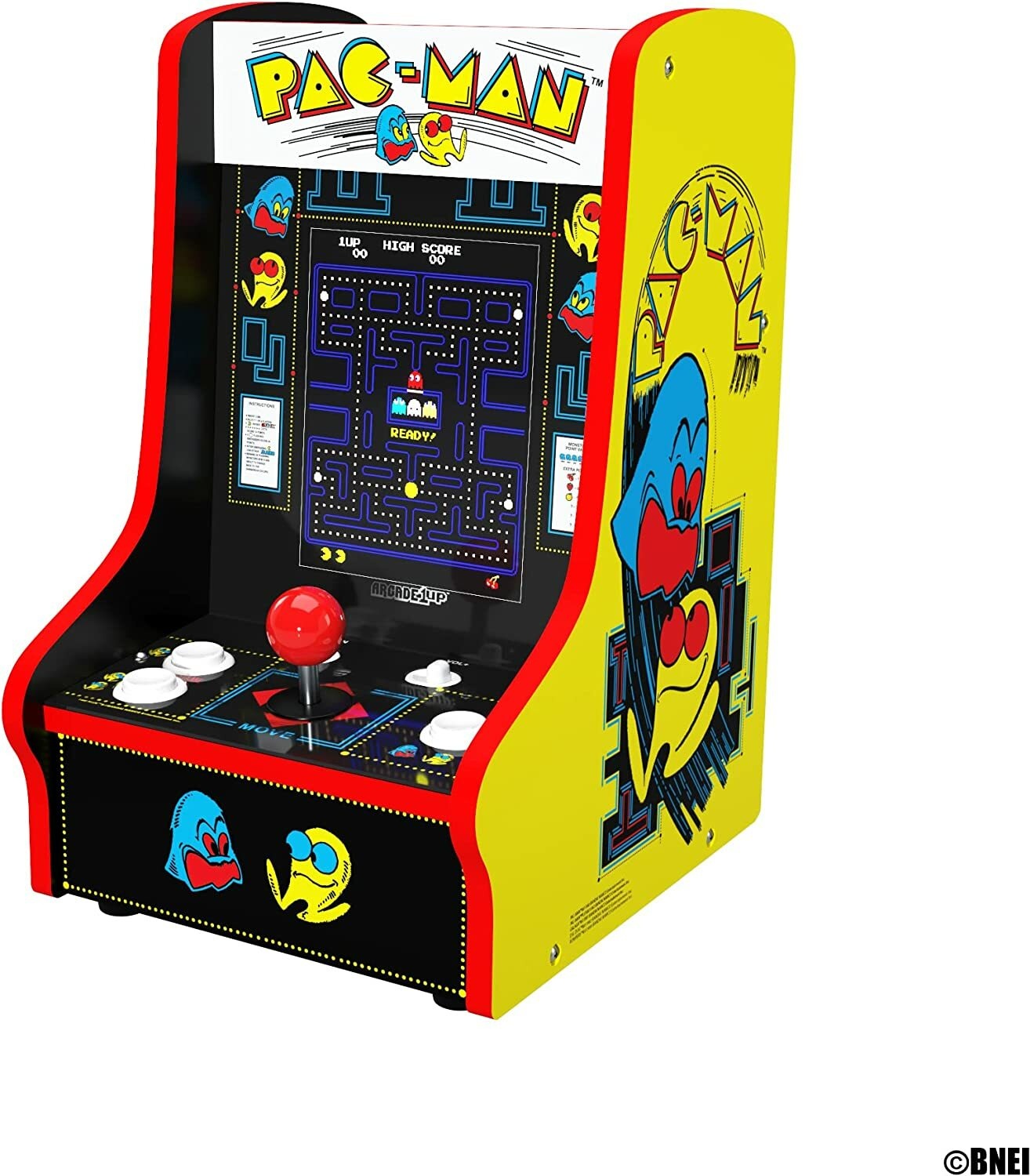 Specificaties van Arcade1up Pac-Man Countercade Multi-color - Tweakers