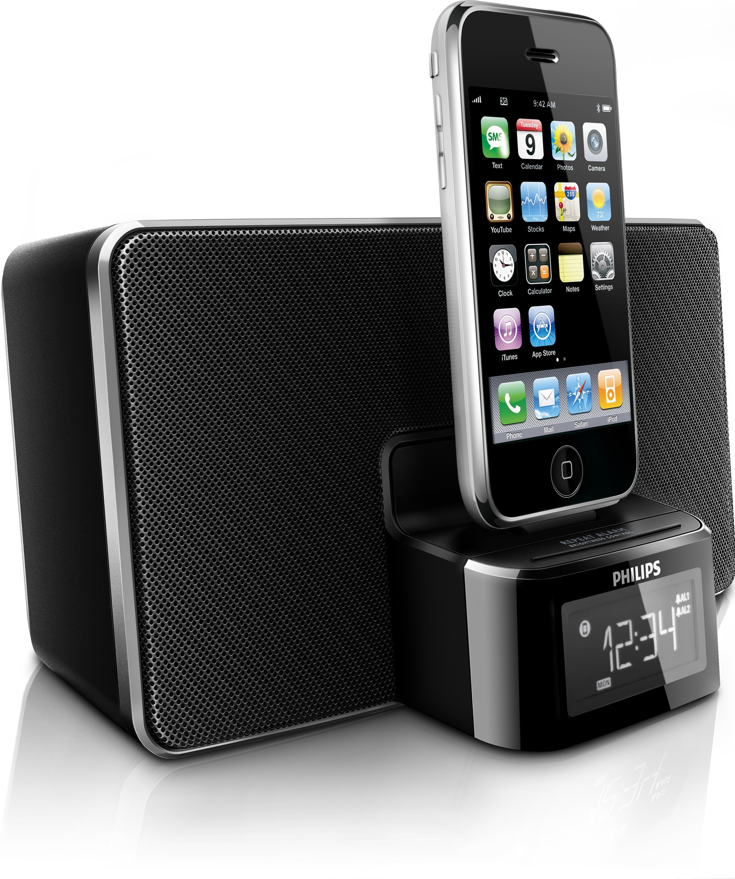 Philips Klokradio voor iPhone/iPod 2.0 (Zwart) - Kenmerken - Tweakers