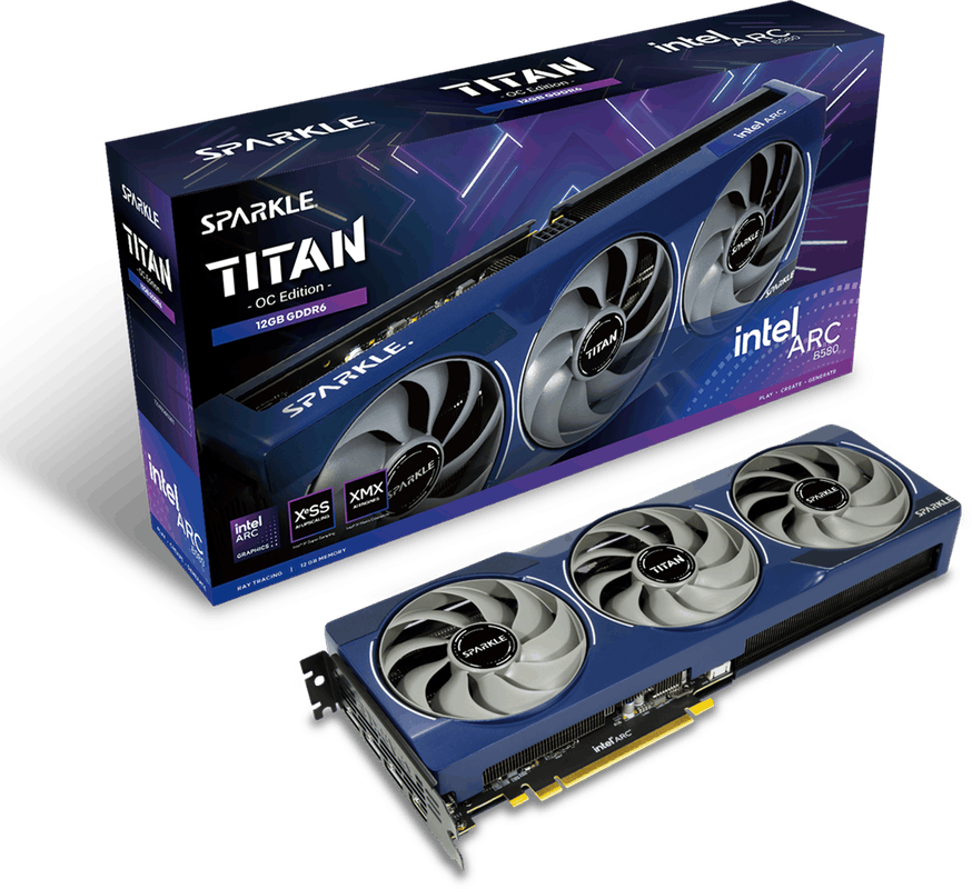 Sparkle Intel Arc B580 TITAN OC aangeboden - Vraag & Aanbod - Tweakers