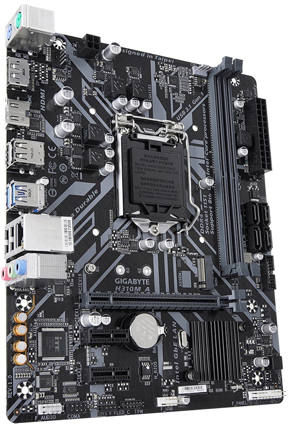 Specificaties van Gigabyte H310M A - Tweakers