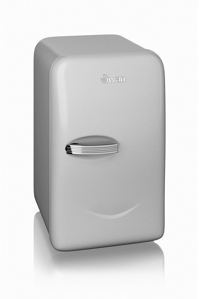Specificaties van Swan Retro Mini Fridge Zilver - Tweakers