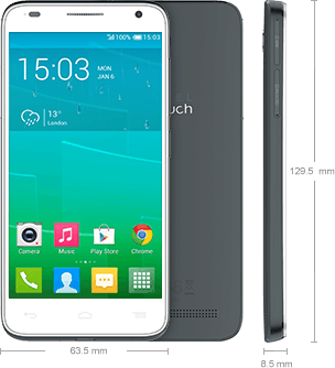 Specificaties van Alcatel One Touch Idol 2 Mini S Grijs - Tweakers