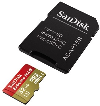 Sandisk Extreme PLUS microSDHC UHS-I Card 32GB - Kenmerken - Tweakers