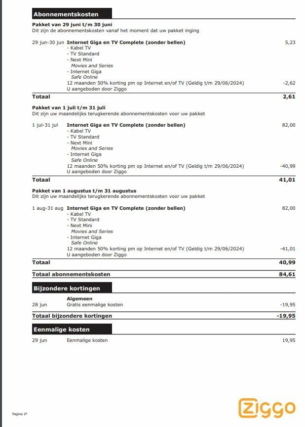 [Ziggo] Ervaringen & Discussie - Deel 10 - Internet en hosting - GoT