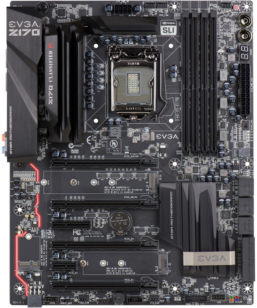 Specificaties van EVGA Z170 Classified K - Tweakers