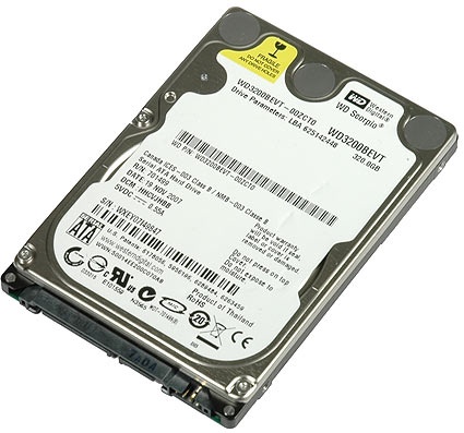 WD Scorpio Blue SATA 3 Gb/s WD3200BEVT, 320GB: beste prijs - Tweakers