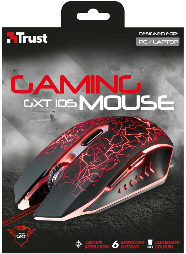 Specificaties van Trust GXT 105 Gaming Mouse - Tweakers