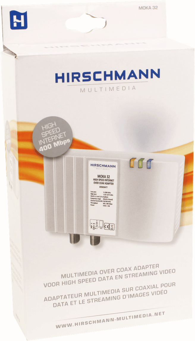 Specificaties van Hirschmann Multimedia over coax (MOKA 32) - Tweakers