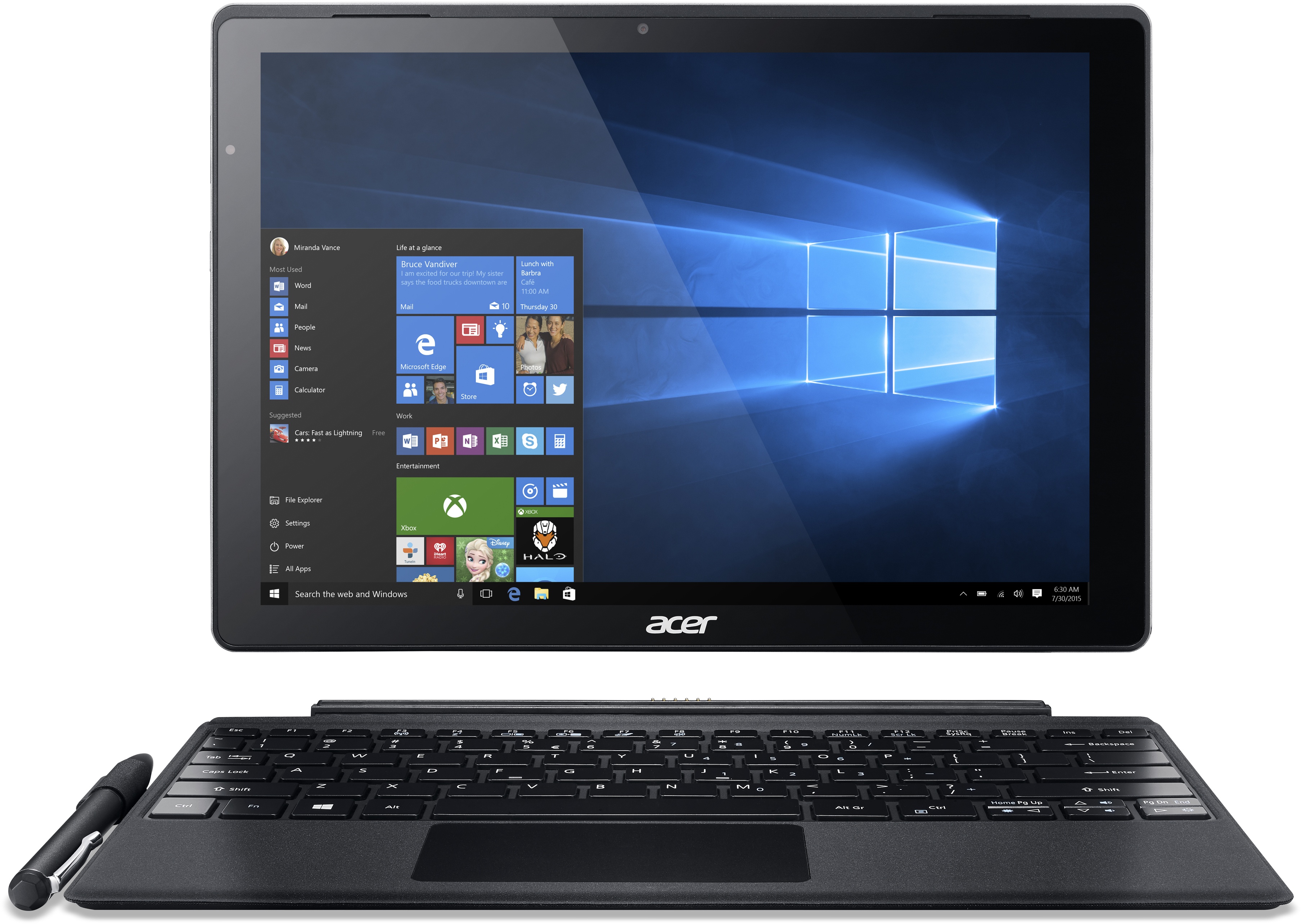 Acer Switch Alpha 12 SA5-271P-77ST (Qwertz Duits toetsenbord) Zwart ...