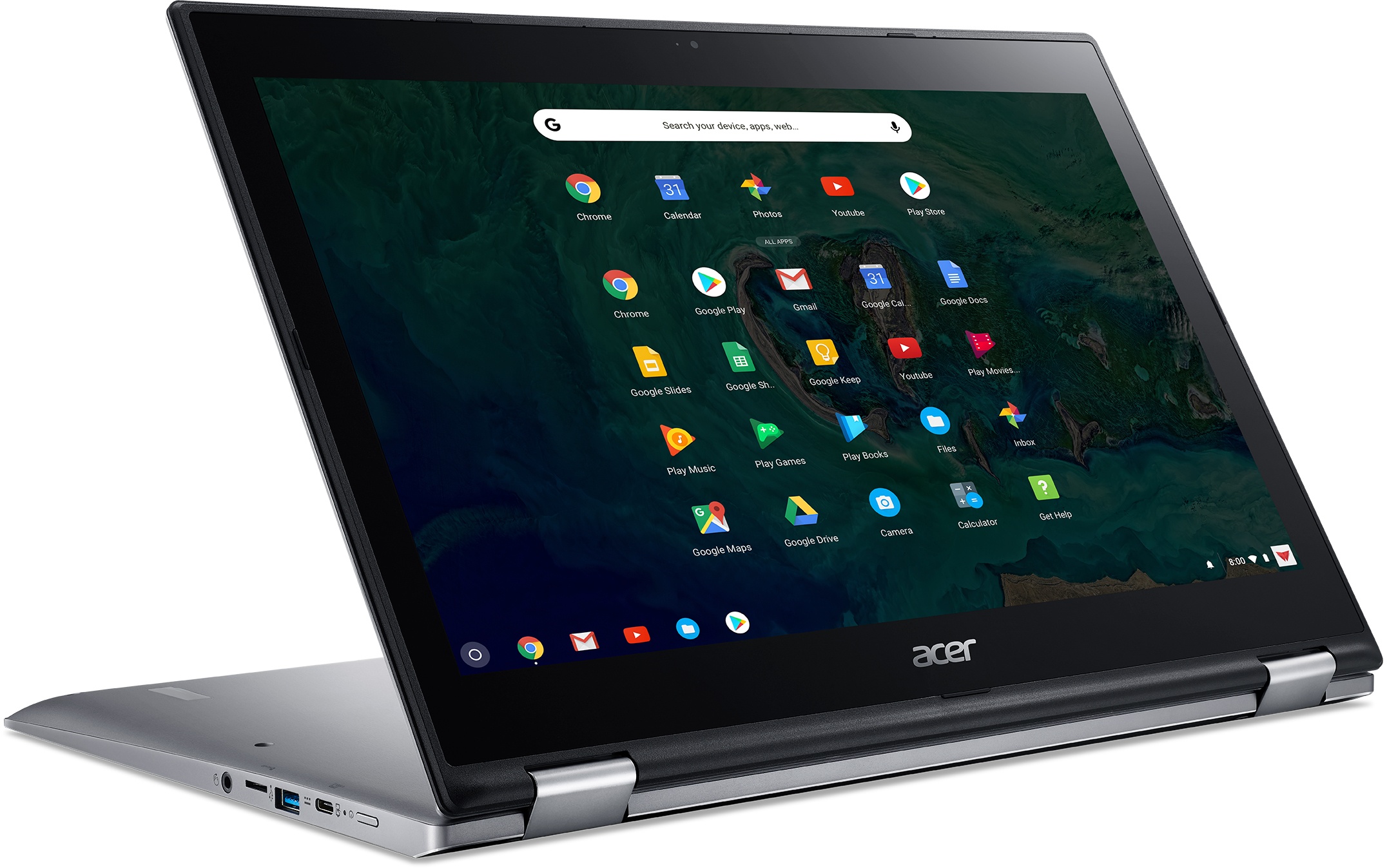 Specificaties van Acer Chromebook Spin 15 CP315-1H-P303 (Belgisch model ...