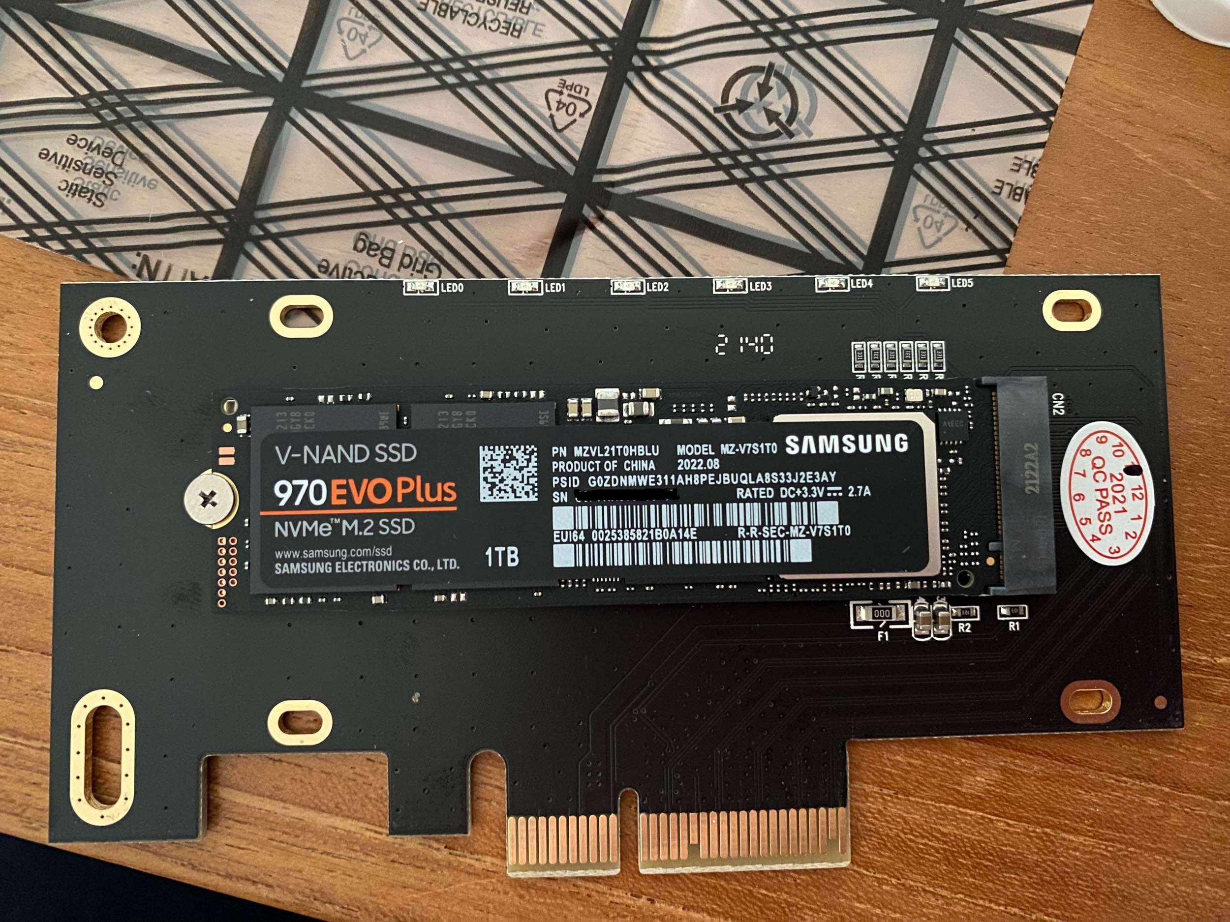Icy Box PCIe card with M.2 M-Key socket for one M.2 NVMe SSD - grimson ...
