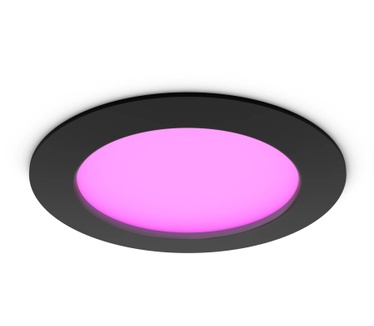 Philips White and Colour Ambiance Inbouwspot dun van 170 mm Zwart ...