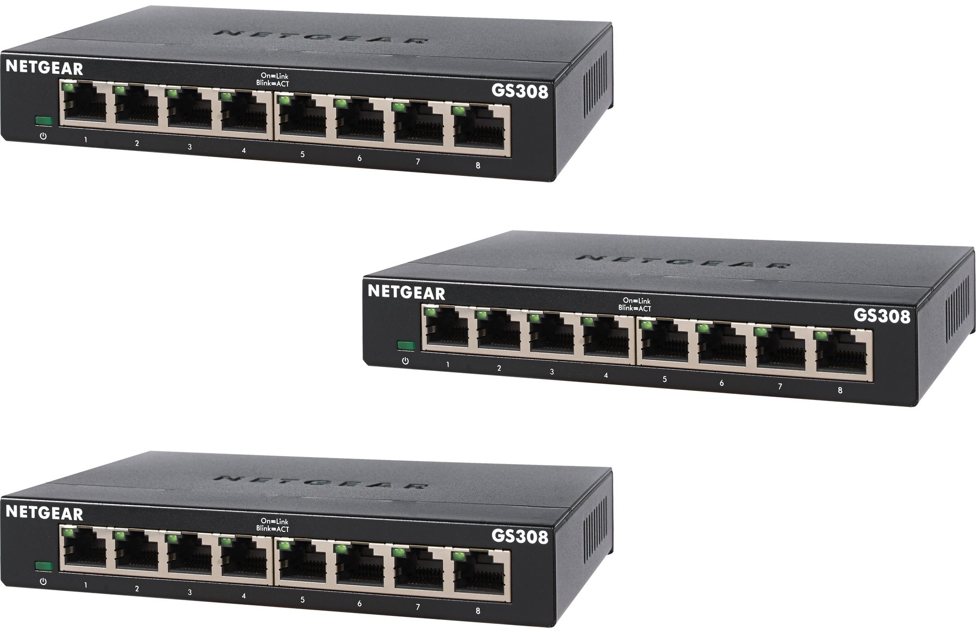 Specificaties van Netgear GS308v3, EU-model, 3 stuks - Tweakers