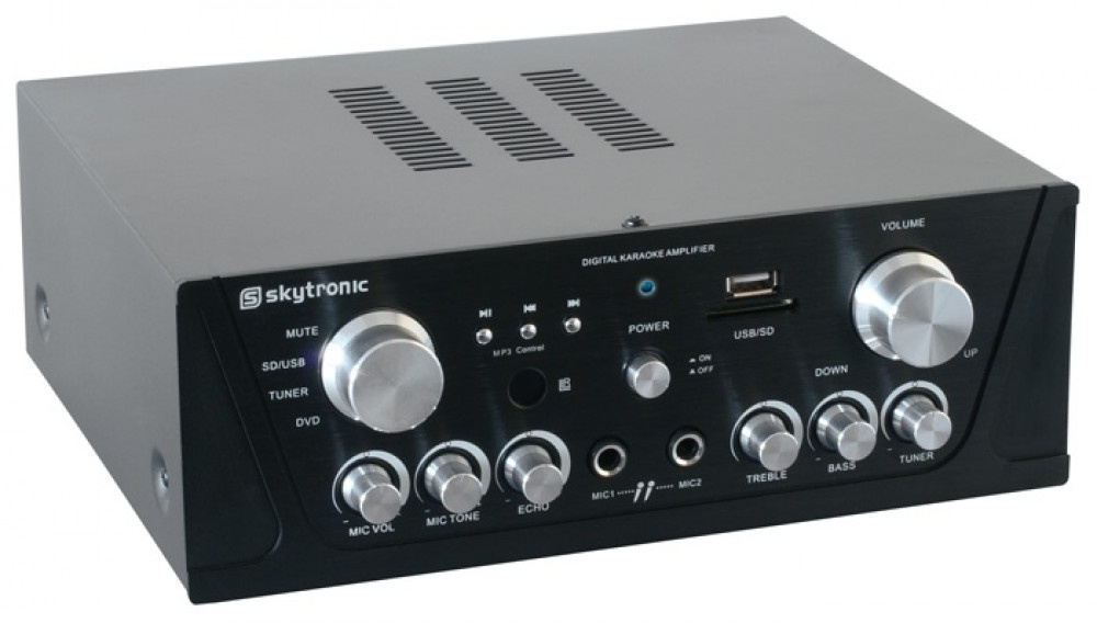 Specificaties van Skytronic Karaokeversterker - Tweakers