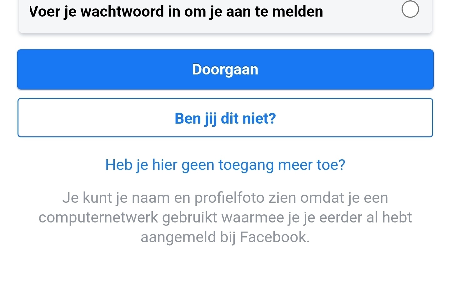 Facebook Login - Privacy en beveiliging - GoT