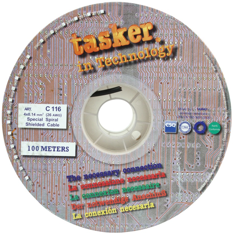 Tasker TASR-C116 Blauw, Zwart - Kenmerken - Tweakers