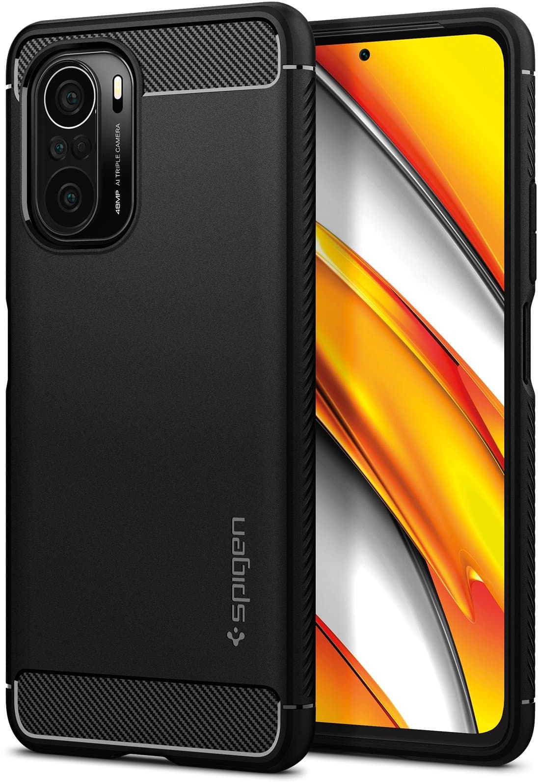 Spigen ACS03006 (Poco F3, Redmi K40 Pro Plus, K40 Pro, K40) Zwart ...
