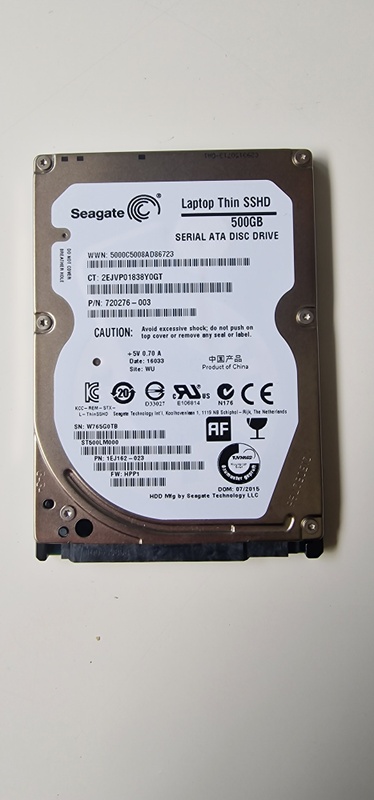 Seagate Laptop Thin SSHD , 500GB aangeboden - Vraag & Aanbod - Tweakers