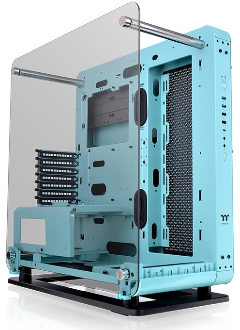 Specificaties van Thermaltake Core P6 Tempered Glass Turquoise Mid ...