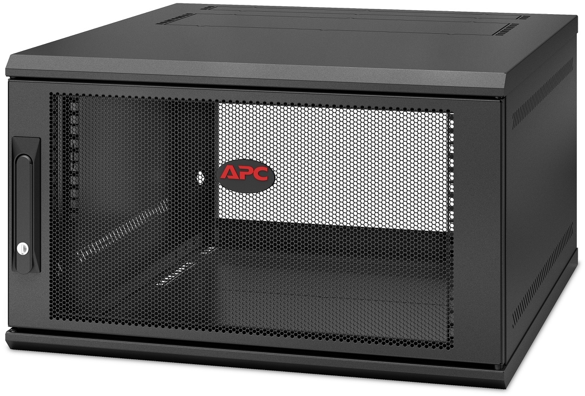 APC NetShelter WX AR106SH6, 6U/HE, 19inch Wandpatchkast, Geschikt voor ...