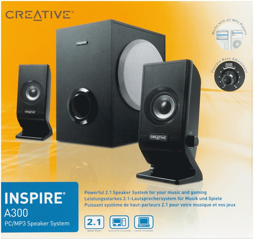 Specificaties van Creative Inspire A300 - Tweakers