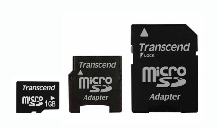Transcend microSD 1GB + 2 Adapters - Kenmerken - Tweakers