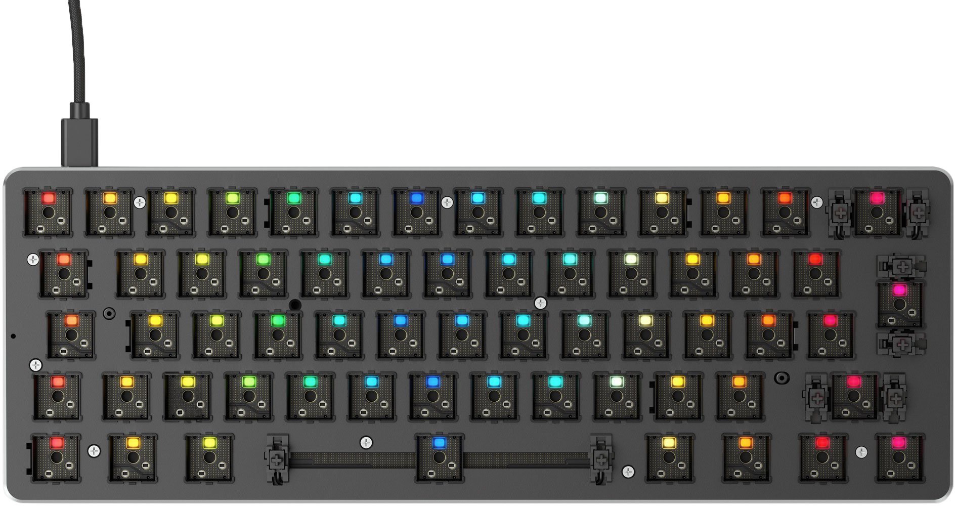 Glorious PC Gaming Race GMMK Compact Tastatur - Barebone ANSI-Layout ...