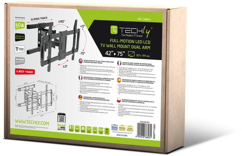 Specificaties van Techly ICA-PLB-473 - Tweakers