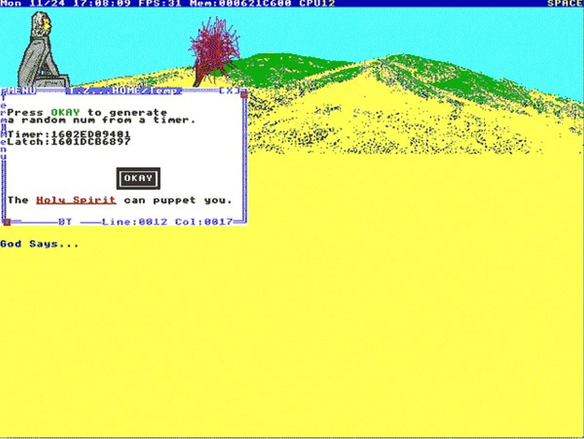 Maker van TempleOS lijkt te zijn overleden - Computer - .Geeks - Tweakers