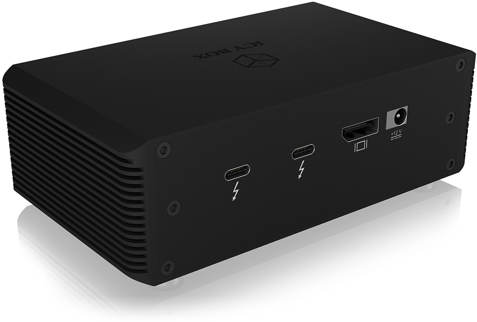 Specificaties van Icy Box External Thunderbolt 3 enclosure for 2x M.2 NVMe SSD with passive ...