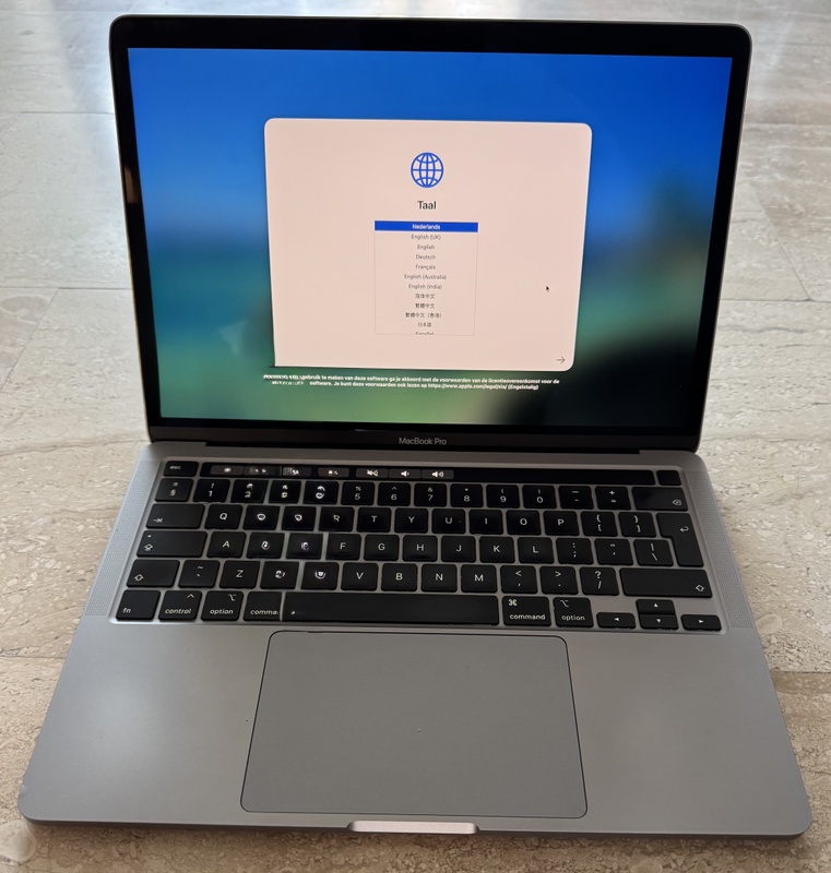 Apple MacBook Pro 2020 met Touch Bar, i5 2,0GHz, 16GB intern, 512GB ...