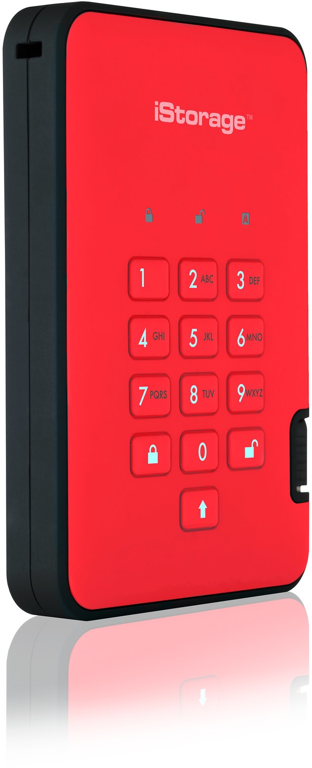 iStorage diskAshur 2 SSD 512GB Rood - Kenmerken - Tweakers