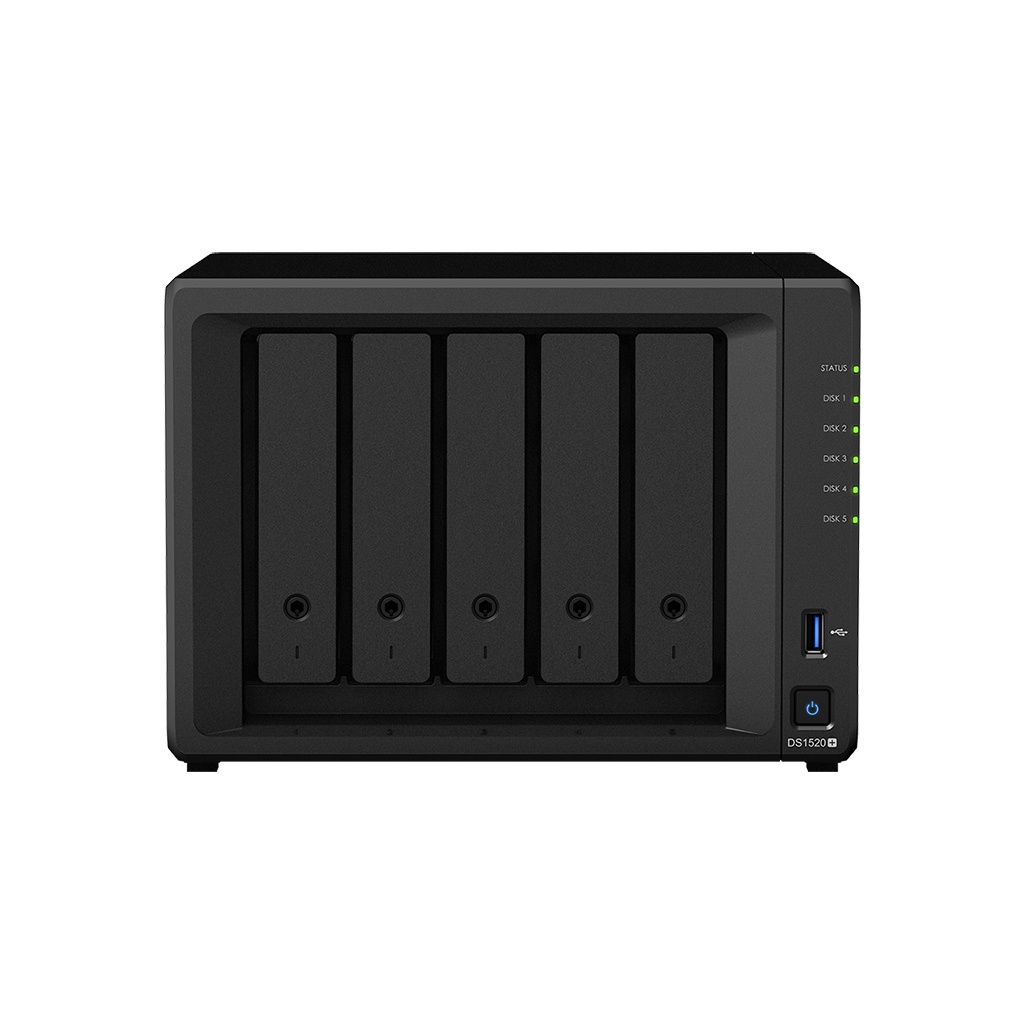 Synology introduceert DS1520+-nas met vijf bays en vier RJ45 ...
